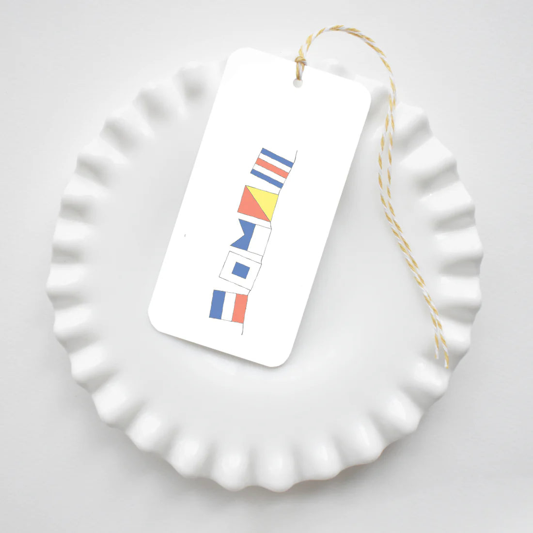 SARA FITZ Coast Flags Gift Tags – Matilda's Life Style